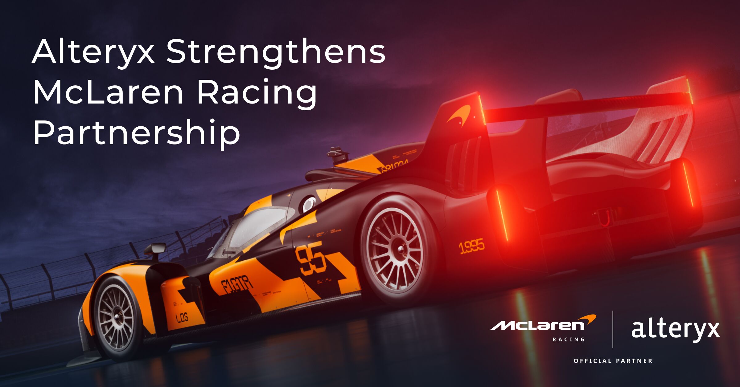 Alteryx Strengthens McLaren Racing Partnership, Logo Set for FIA World ...